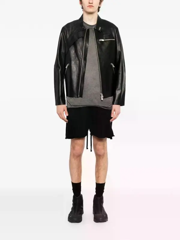 THOM KROM Elasticated Waist Shorts With Side Slits