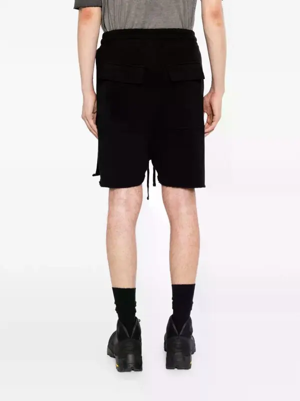 THOM KROM Elasticated Waist Shorts With Side Slits