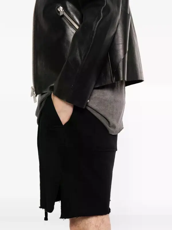 THOM KROM Elasticated Waist Shorts With Side Slits