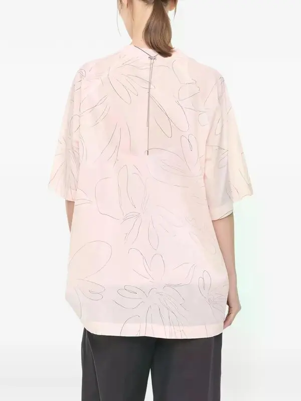 Plan C Floral Print T-shirt