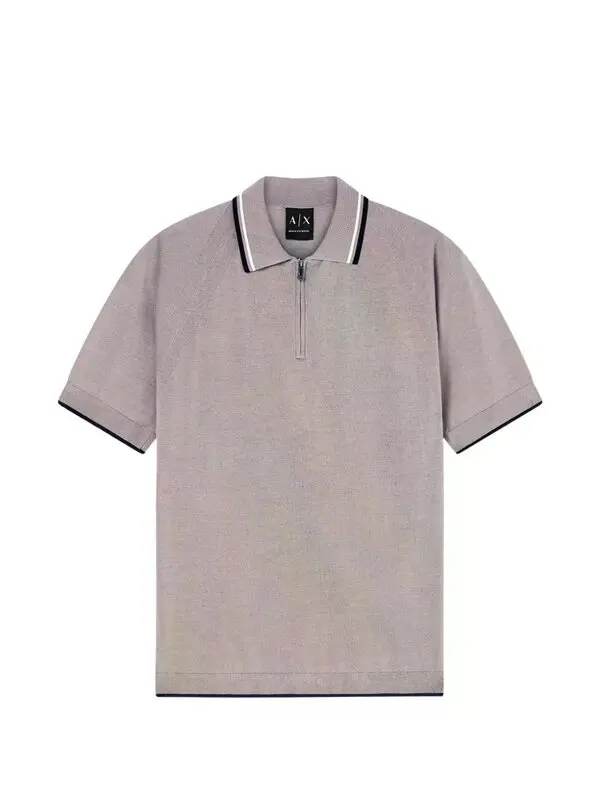 Armani Exchange Zip-fastening Knit Polo Shirt