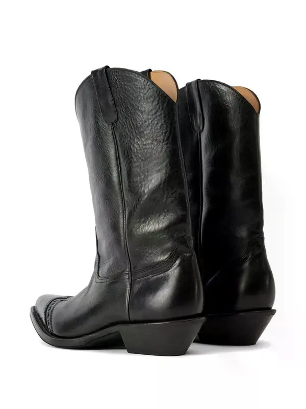 Our Legacy Consultant Pointed-toe Leather Boots