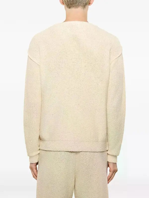 LANEUS Boxy Fit Round Neck Jumper