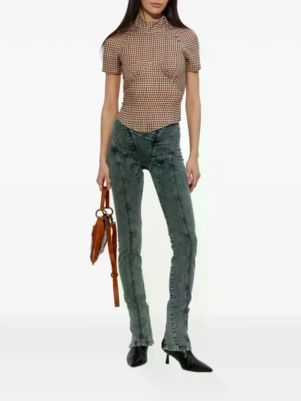 KNWLS Panelled Zip-fastening Jeans