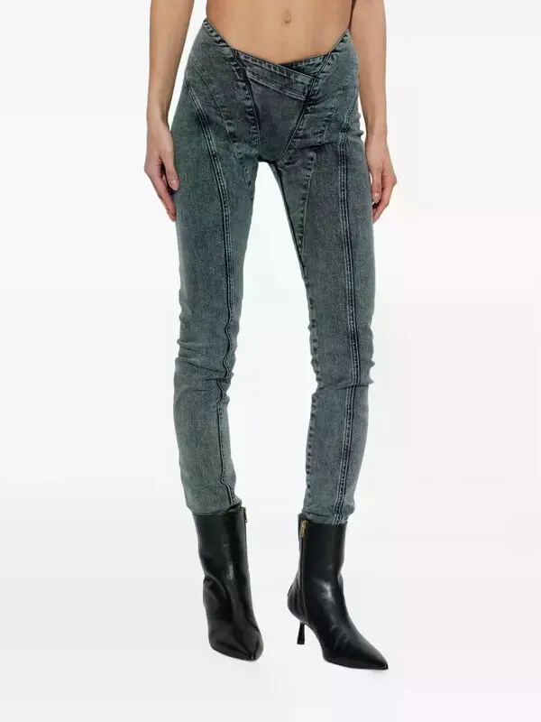 KNWLS Panelled Zip-fastening Jeans