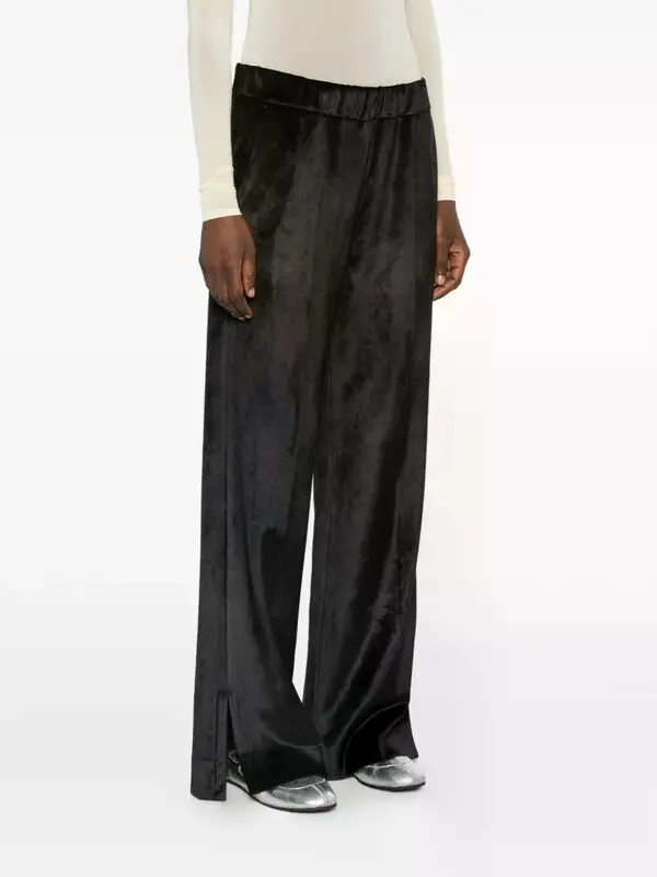 JIL SANDER Velvet Effect Trousers
