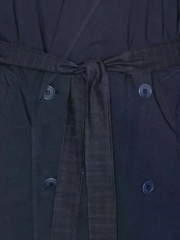 Henrik Vibskov Dimout Double-breasted Belted Coat