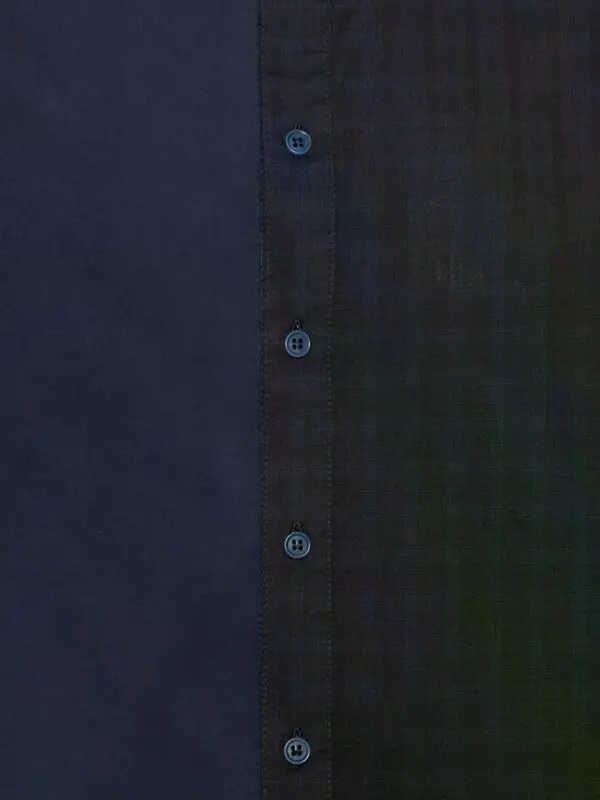Henrik Vibskov Panelled Check Shirt