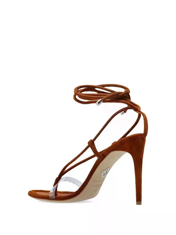 Dsquared2 Goat Skin Twin Heeled Sandals
