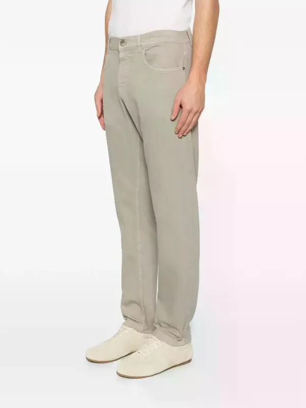 Eleventy Light Green Pocket Jeans - Neutrals