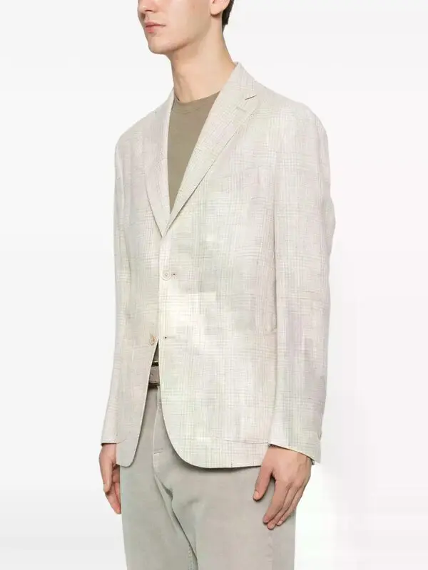 Eleventy Single Breasted Soft Jacket - Neutrals