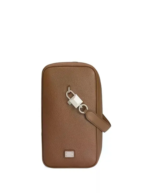 Dolce & Gabbana Padlock Handle Tote Bag - Brown