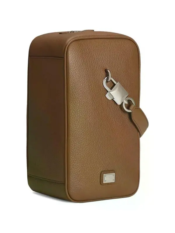Dolce & Gabbana Padlock Handle Tote Bag - Brown