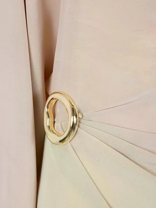 JOSEPH Joya Ring Detail Maxi Dress - Neutrals