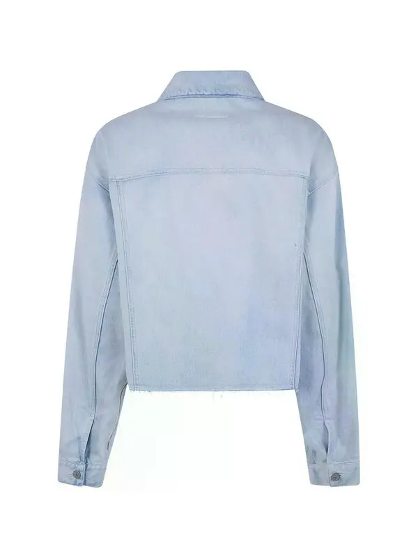 MAISON MARGIELA Raw Hem Denim Jacket