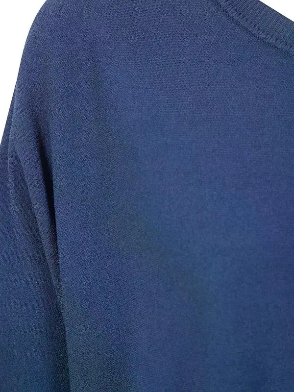 NUUR Round Neck Short Sleeve T-shirt - Blue