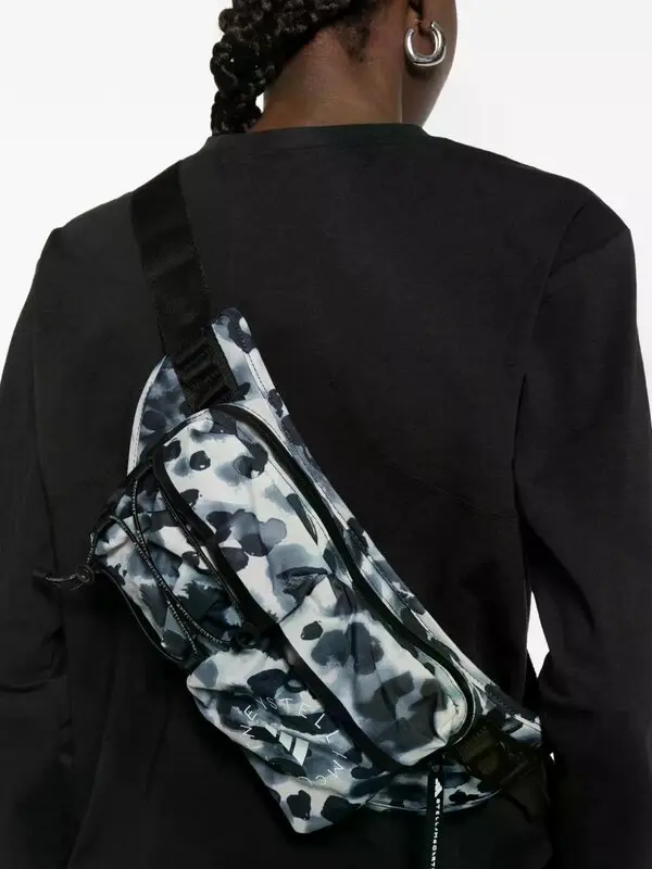Adidas By Stella McCartney Logo Print Belt Bag - Grey
