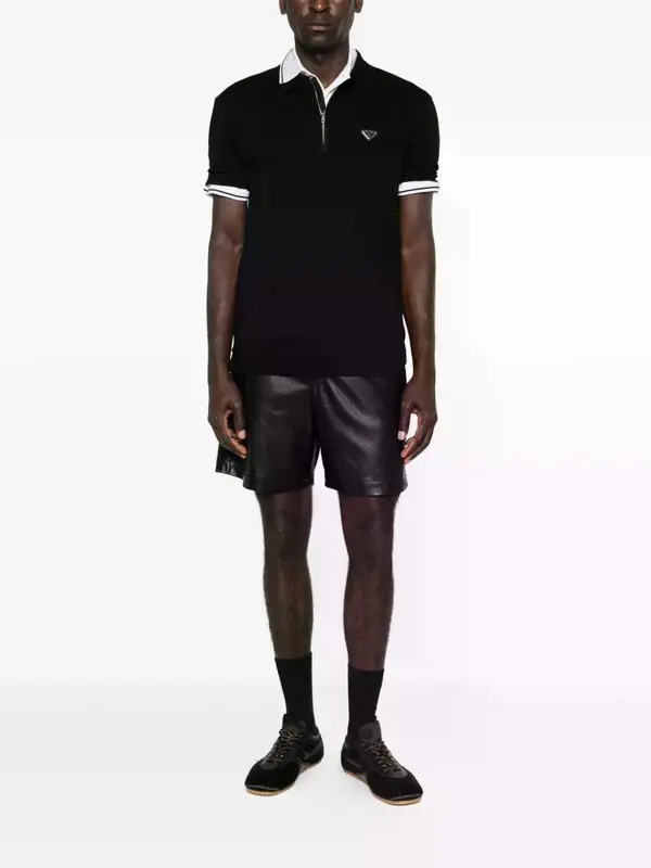 Prada Half-zip Polo Shirt