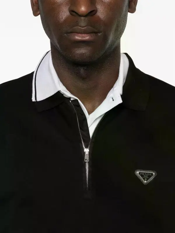 Prada Half-zip Polo Shirt
