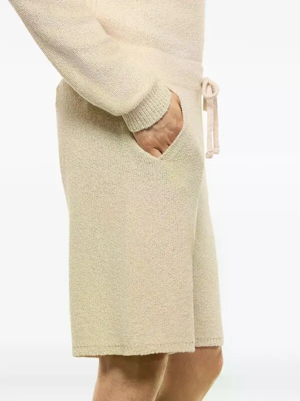 LANEUS Knitted Drawstring Shorts