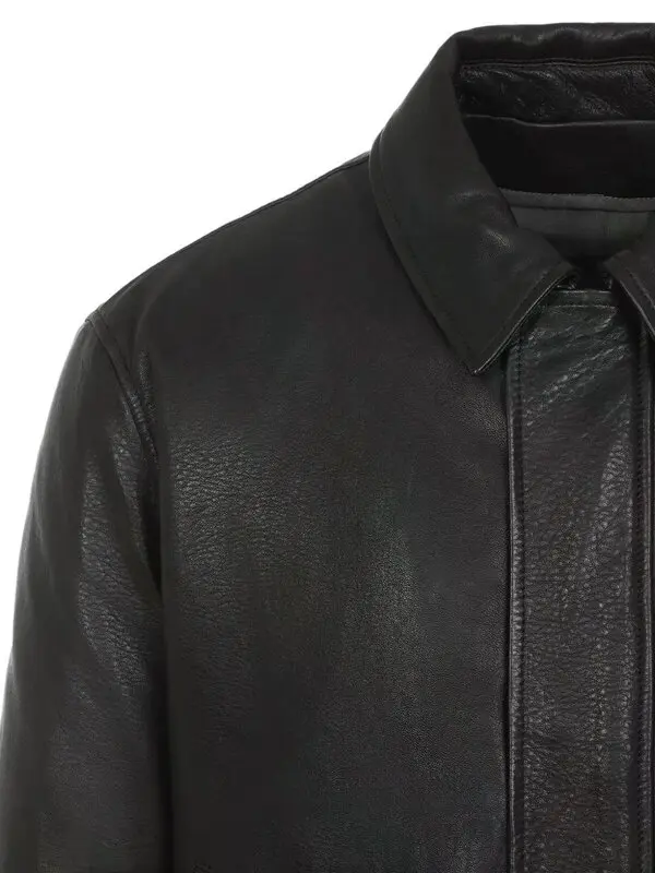 YVES SALOMON Collared Lambskin Jacket
