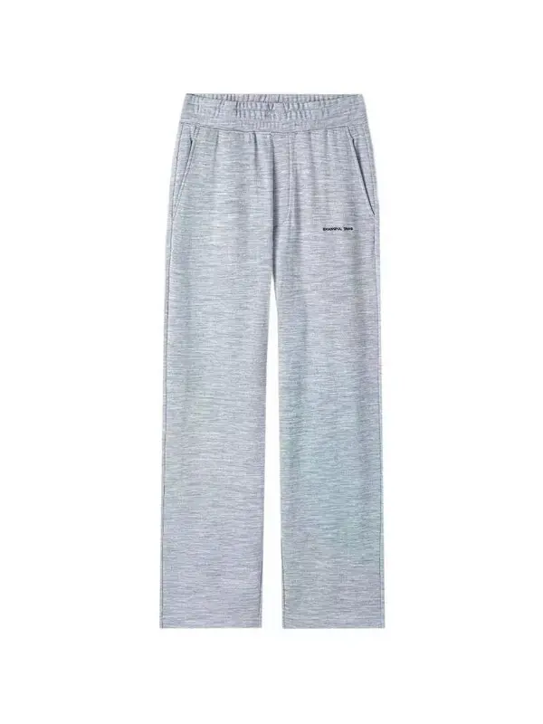 Shanghai Tang Back-pocket Track Pants - Grey