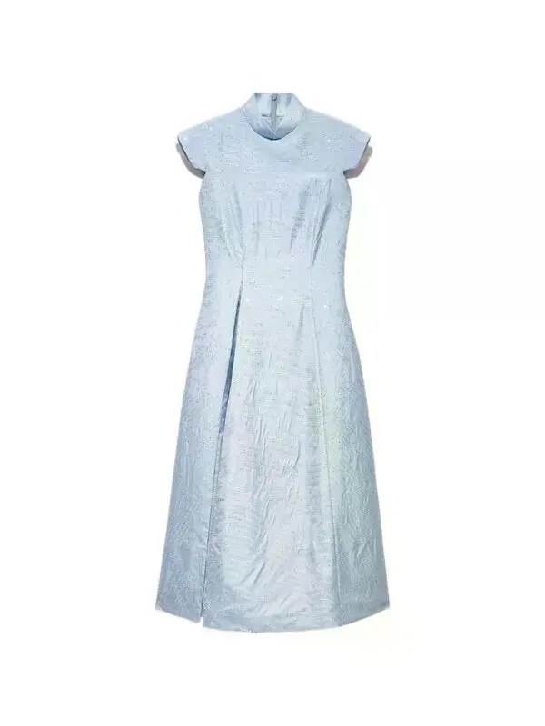 Shanghai Tang Sequin Geometric Dress
