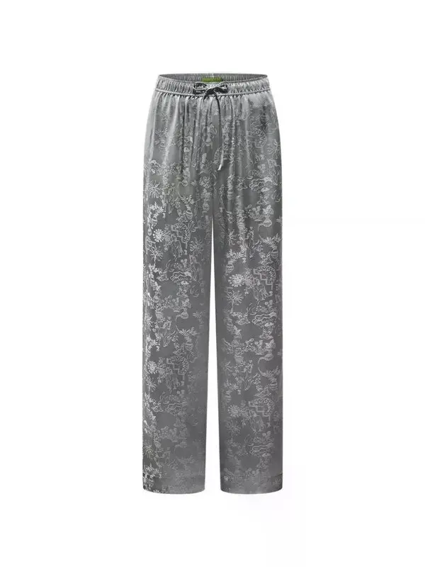 Shanghai Tang Patterned Tang Pyjama Set - Grey