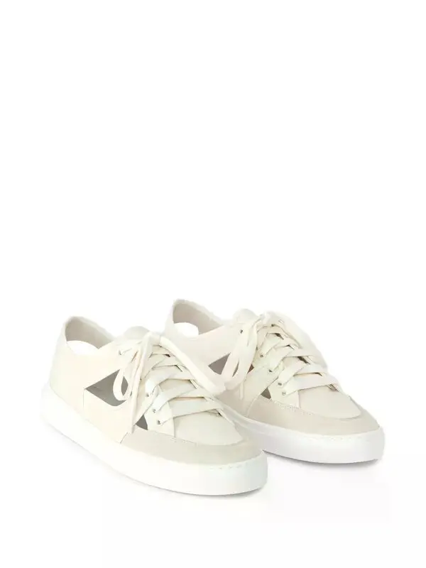 Fabiana Filippi Cut-out Lace-up Sneakers