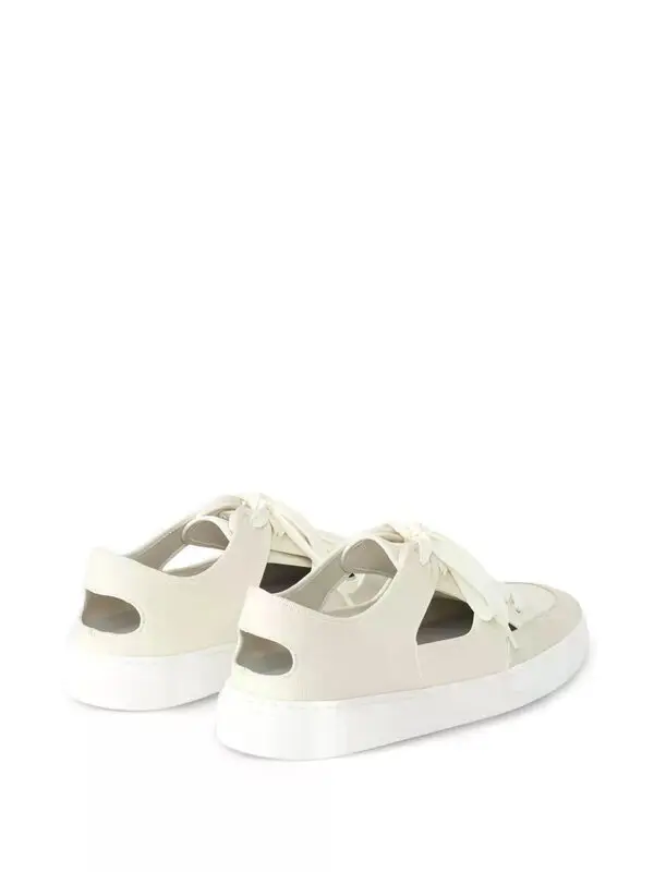 Fabiana Filippi Cut-out Lace-up Sneakers