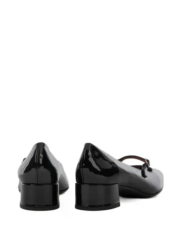 Status Pointed Toe Mary Jane Pumps With Buckle Fastening