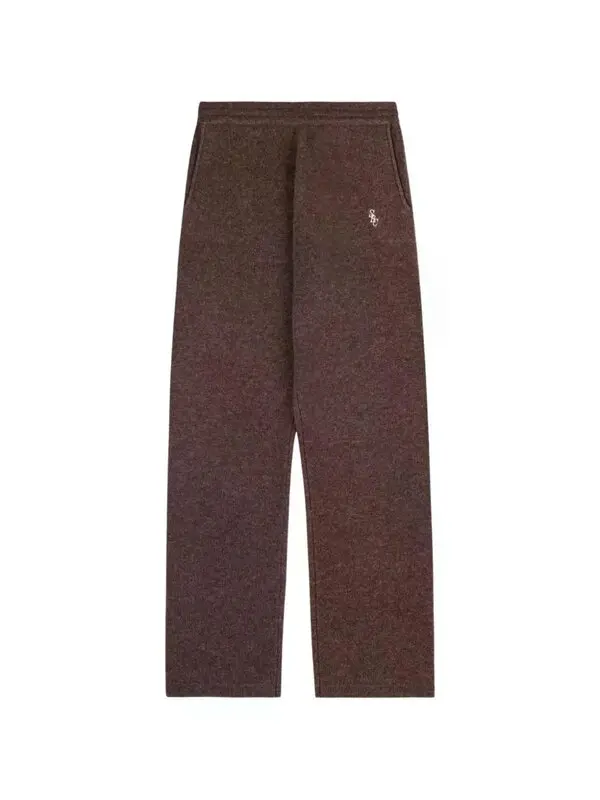 Sporty & Rich Embroidered Logo Trousers