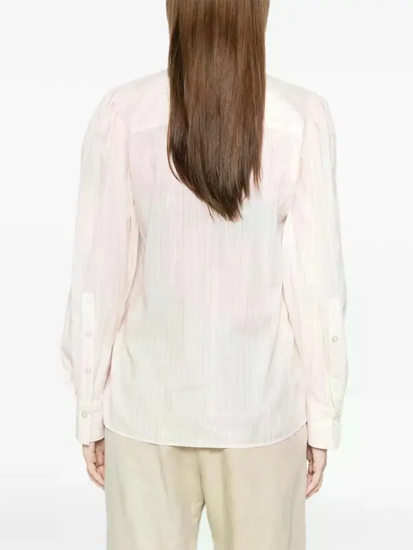TWINSET Striped Poplin Shirt