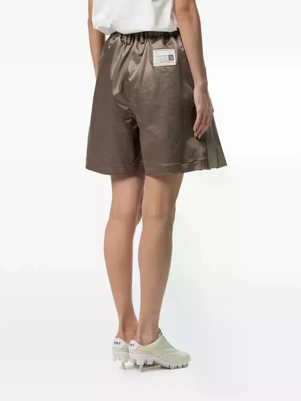 Mihara Yasuhiro Pleated Skort With Logo Detail