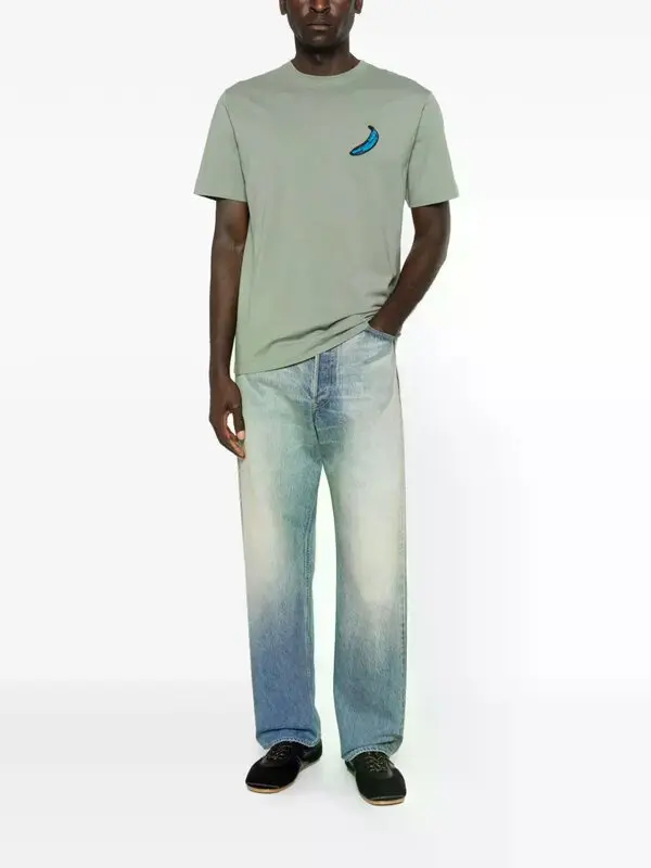 Études Studio Crew Neck T-shirt With Patch Detail