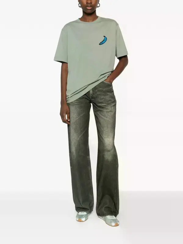 Études Studio Crew Neck T-shirt With Patch Detail