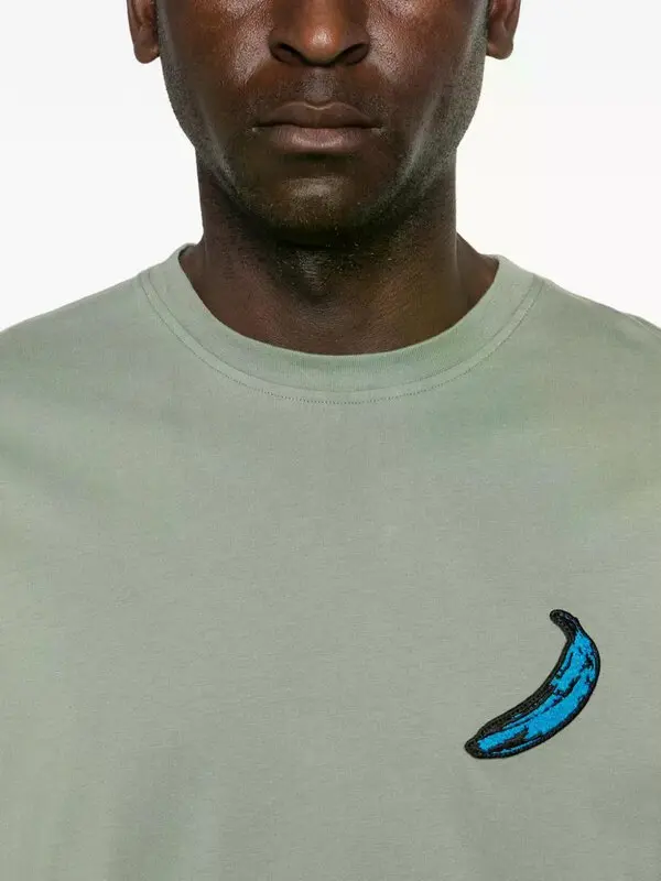 Études Studio Crew Neck T-shirt With Patch Detail