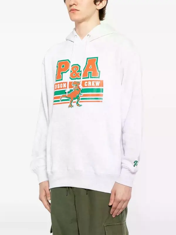PEACE AND AFTER Hoodie With Dinosaur Graphic