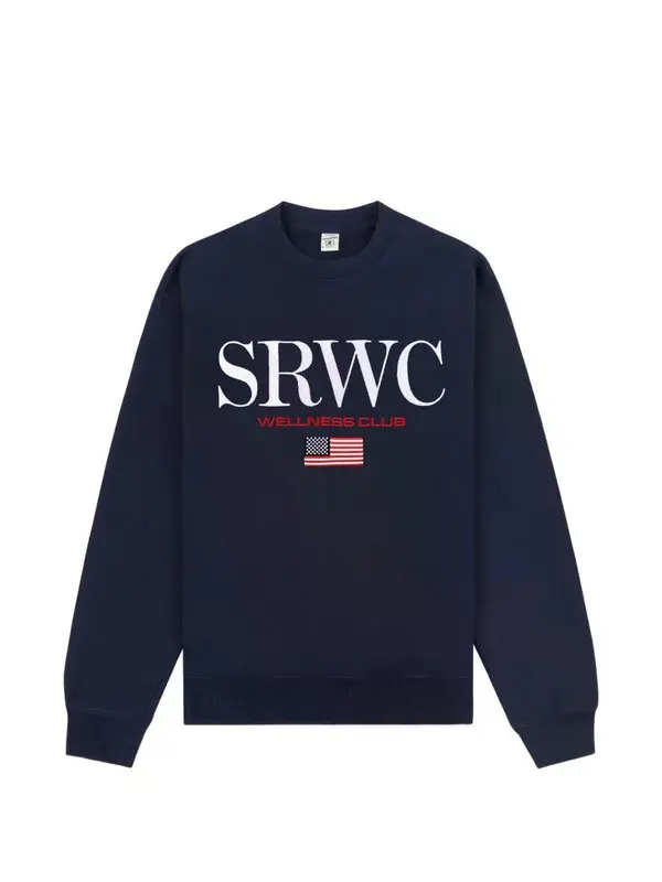 Sporty & Rich Graphic Crewneck Sweatshirt - Blue