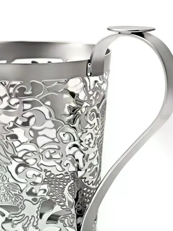 Shanghai Tang Dragon Pattern Crystal Glass