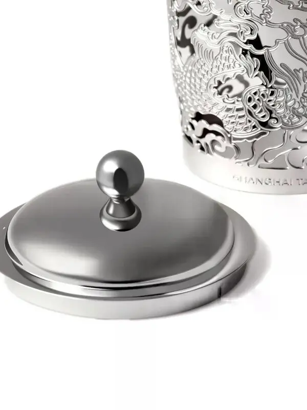 Shanghai Tang Dragon Pattern Crystal Glass