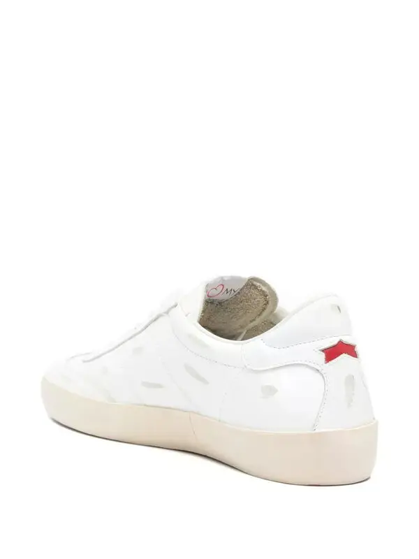 ISHIKAWA No Star Leather Sneakers