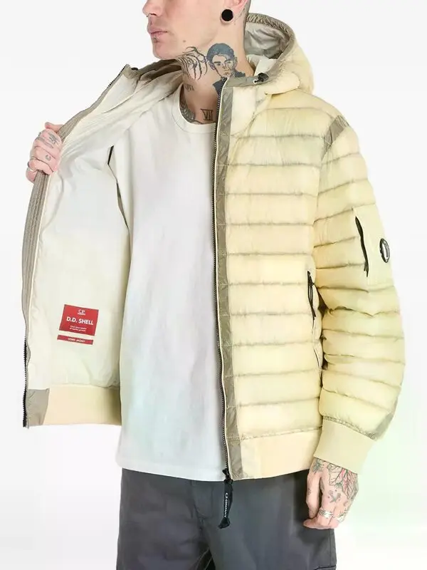 C.P. COMPANY Hooded Puffer Bomber Jacket