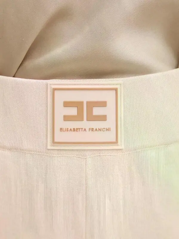 Elisabetta Franchi Side-stripe Logo-patch Trousers