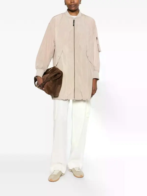 Aspesi Zip-up Parka - Neutrals
