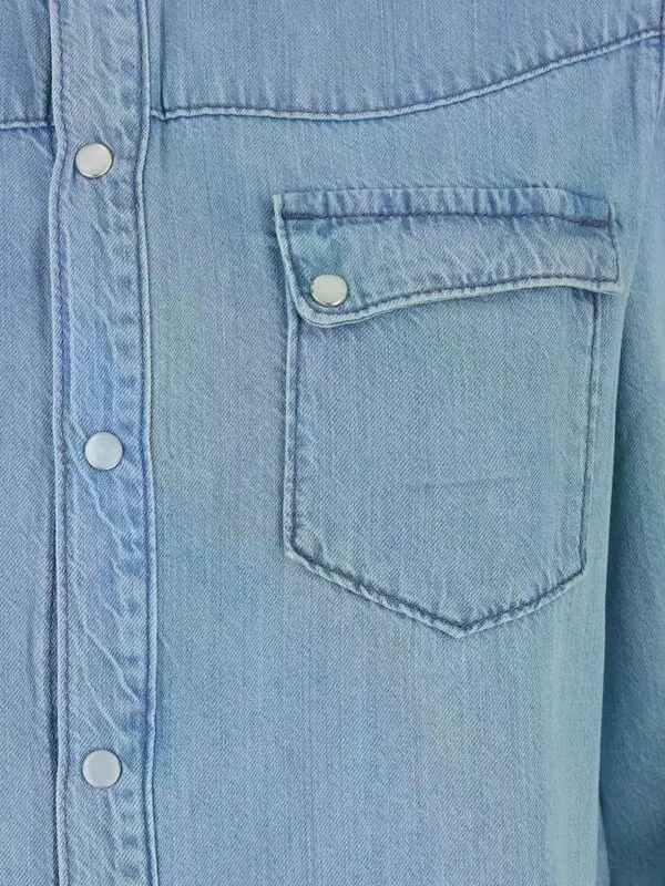 Ba&sh Adali Button-front Denim Shirt