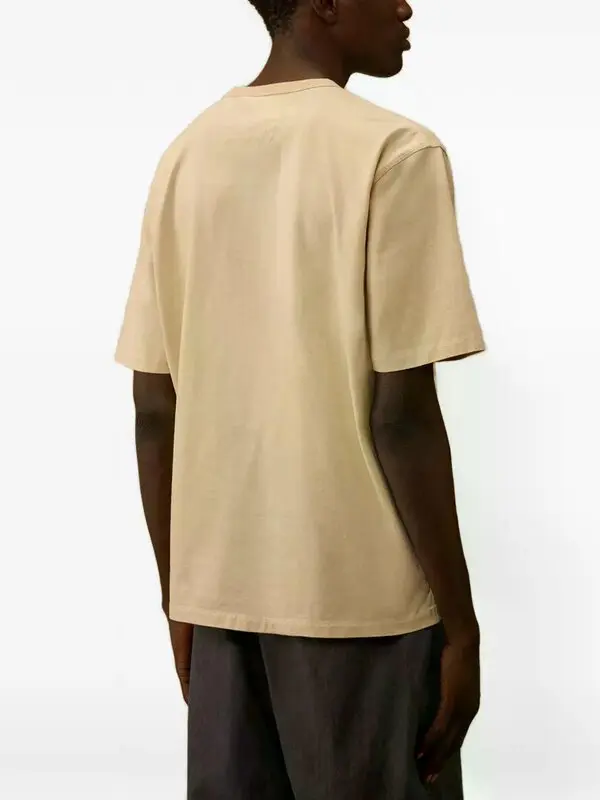 C.P. COMPANY Embroidered T-shirt - Neutrals