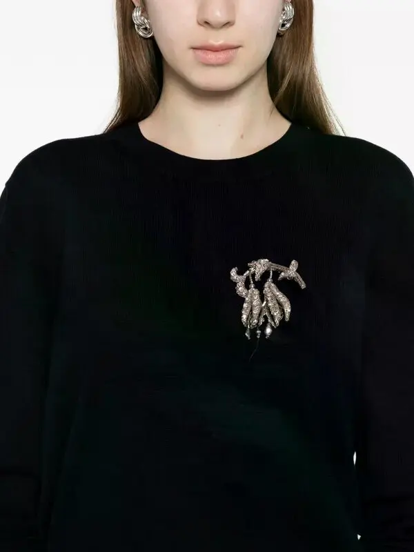 N°21 Embellished Crew Neck Sweater