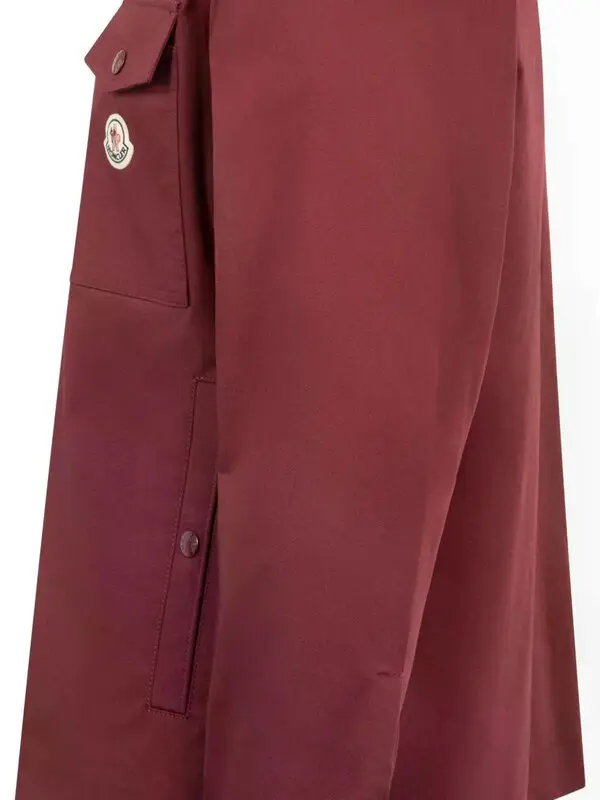 Moncler Pocket Zip Shirt Jacket - Red