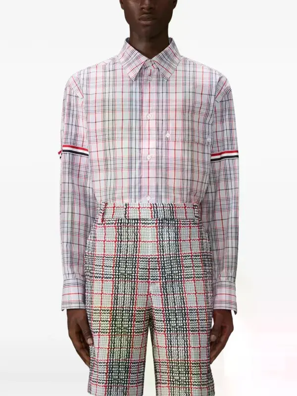 Thom Browne Plaid-patterned Shirt